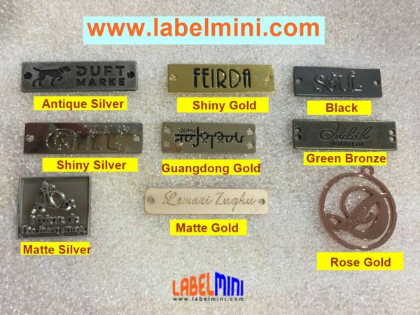 Customize Metal Tag Label – Label Mini Online Shop