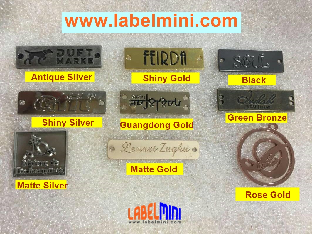 Customize Metal Tag Label – Label Mini Online Shop